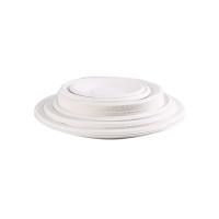 China Renewable Catering Microwavable Sugarcane Disposable Plates for sale