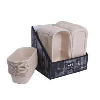 China Greaseproof TUV  Microwavable Pulp Food Containers for sale