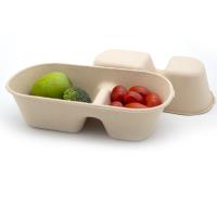 China Greaseproof Sustainable Hotel SGS Pulp Food Containers for sale