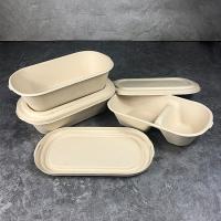 China Renewable greaseproof 26oz Compostable Take Out Containers for sale