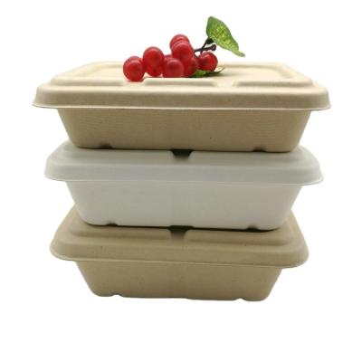China Waterproof 950ml Biodegradable Takeout Containers for sale