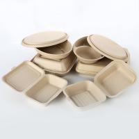 China Sustainable TUV Disposable 950ml Pulp Food Containers for sale