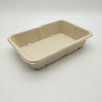 China Renewable Rectangular 950ML Compostable Takeout Containers for sale