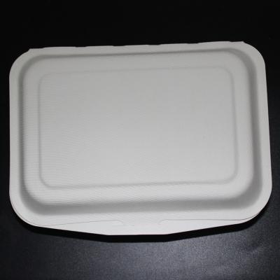 China Natural Compostable Refrigerable  Bagasse Food Containers for sale