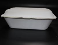 China Natural Compostable Refrigerable  Bagasse Food Containers for sale