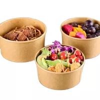 China 350gsm Kraft Paper Bowls for sale