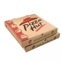 China 6'' 8'' 9'' 10'' 12'' Custom Logo Square Pizza Cardboard Box for Take out for sale