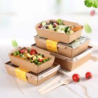 China Greaseproof Disposable 47mm Eco Friendly Takeaway Containers for sale