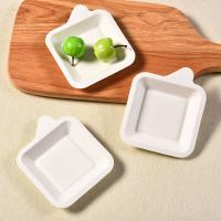 China Takeout Eco Friendly Disposable 110mm Sugarcane Pulp Plates for sale