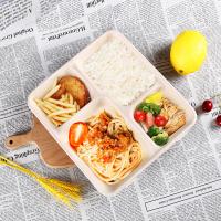 China Zhuangjia Biodegradable Takeout Sugarcane Pulp Plates for sale