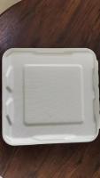 China BBQ 3 Compartment Sugarcane  Pulp Food Containers Logo Imprintable for sale