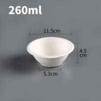 China LFGB 32oz Plastic Free Wheat Straw Fiber  Bagasse Bowl With Lid for sale