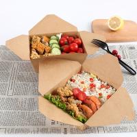 China Ecofriendly Sanitary  Paper Takeaway Containers  Packaging Boxes Stackable for sale