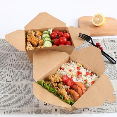 China Ecofriendly Sanitary  Paper Takeaway Containers  Packaging Boxes Stackable for sale