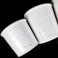 China 8 Oz Eco Friendly Disposable White Paper  Kraft Soup Cup  With Lids for sale