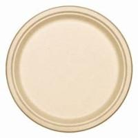 China Round Square Sustainable Sugarcane Pulp Plates 7 Inch Bulk Biodegradable Plates for sale