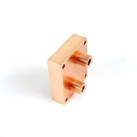 China Copper Medical Friction Welding Stir Water Cooling Plate Block FSW for sale