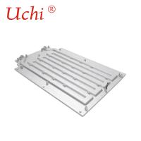 China Aluminum Friction Welding Pipes Liquid Cooling Plate 265x180x35mm for sale