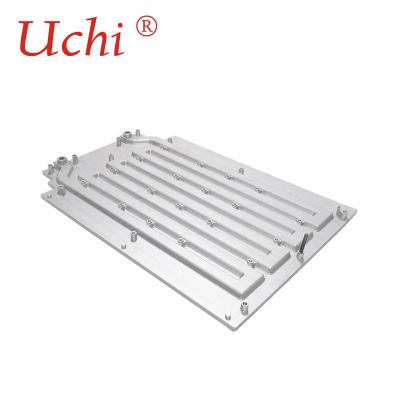 China Aluminum Friction Welding Pipes Liquid Cooling Plate 265x180x35mm for sale