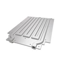 China Aluminum Friction Welding Pipes Liquid Cooling Plate 265x180x35mm for sale