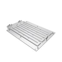 China Aluminum Friction Welding Pipes Liquid Cooling Plate 265x180x35mm for sale