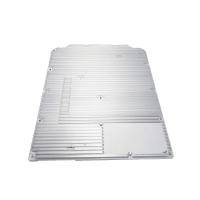China Aluminum Extrusion Plate Heat Sink With 2 Pipes Friction Welding for sale