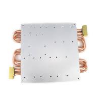 China Double Tube Inlet Outlet Water Cold Plate for Laser Equipment for sale
