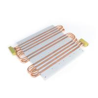 China Double Tube Inlet Outlet Water Cold Plate for Laser Equipment for sale