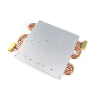 China Double Tube Inlet Outlet Water Cold Plate for Laser Equipment for sale