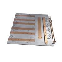 China Copper Water Tube Laser Equipment Cold Plate , CNC Machined Chill Plate for sale