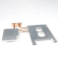 China Multiple Profile Aluminum Cold Plate 400W Epoxy Gluing With Copper Pipe for sale
