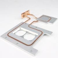 China Multiple Profile Aluminum Cold Plate 400W Epoxy Gluing With Copper Pipe for sale