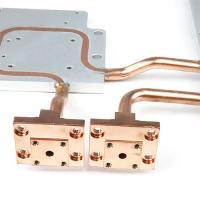 China Multiple Profile Aluminum Cold Plate 400W Epoxy Gluing With Copper Pipe for sale