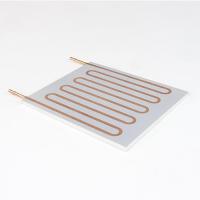 China High Dense Bending Copper Pipe Water Cooling Plate , Fast Cooling Water Cold Plate for sale