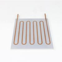 China High Dense Bending Copper Pipe Water Cooling Plate , Fast Cooling Water Cold Plate for sale