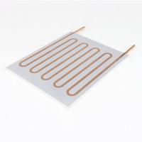 China High Dense Bending Copper Pipe Water Cooling Plate , Fast Cooling Water Cold Plate for sale