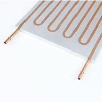 China High Dense Bending Copper Pipe Water Cooling Plate , Fast Cooling Water Cold Plate for sale