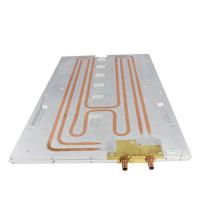China Complex Copper Pipes Bending Liquid Cooling Plate , High Power Water Cold Plate for sale