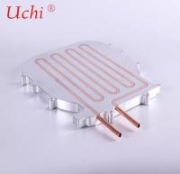 China Al 6063 / Al 6061 Liquid Cooling Plate Anti Anodizing With Copper Tube for sale