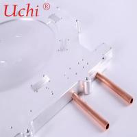 China Al 6063 / Al 6061 Liquid Cooling Plate Anti Anodizing With Copper Tube for sale