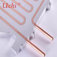 China Al 6063 / Al 6061 Liquid Cooling Plate Anti Anodizing With Copper Tube for sale