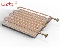 China Epoxy Bonding Process Thermal Cooling Plate , Copper Tube Liquid Cold Plate for sale