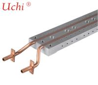 China Copper Tube Liquid Cooling Plate , Liquid Cold Plate With Epoxy Bonding Process for sale