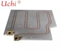China Copper Tube Liquid Cooling Plate With Epoxy Bonding Process for sale