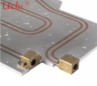 China Copper Tube Liquid Cooling Plate With Epoxy Bonding Process for sale