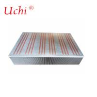 China CNC machined Photovoltaic Inverter High Power Aluminum Extruded Radiator Or Shovel Tooth Buried Pipe For Laser Cooling for sale