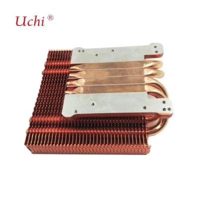China 11-000185 Medical Air Cooled Heat Pipe Welding Radiator With Shovel Teeth for sale