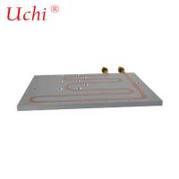 China Customized Liquid Cold Plate CNC Machined Epoxy Filled Burial Flat Tube Water Cooling Plate for sale
