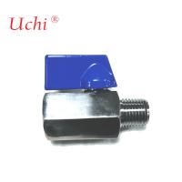 China Water Cooling Plate Water Valve 304 Stainless Steel Double Outer Inner And Outer Wire Micro Mini Ball Valve for sale