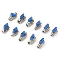 China Water Cooling Plate Water Valve 304 Stainless Steel Double Outer Inner And Outer Wire Micro Mini Ball Valve for sale